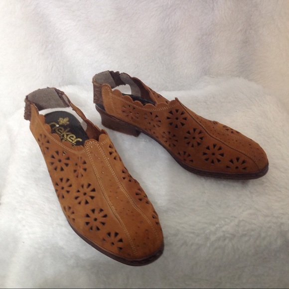 Rieker | Shoes | Rieker Antistress Slingback Eyelet Shoe | Poshmark